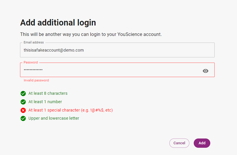 How do I add an additional email to my account?
