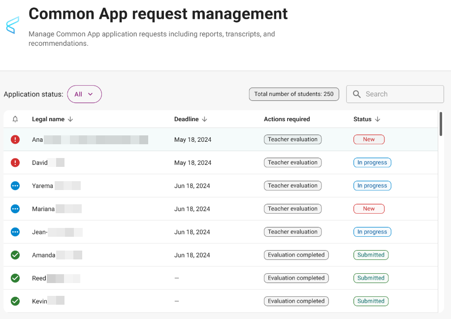 Common App: Teacher instructions