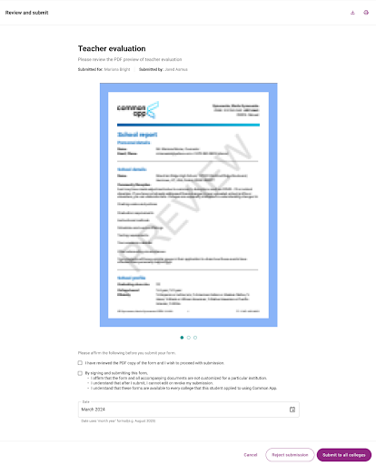 Common App: Counselor instructions