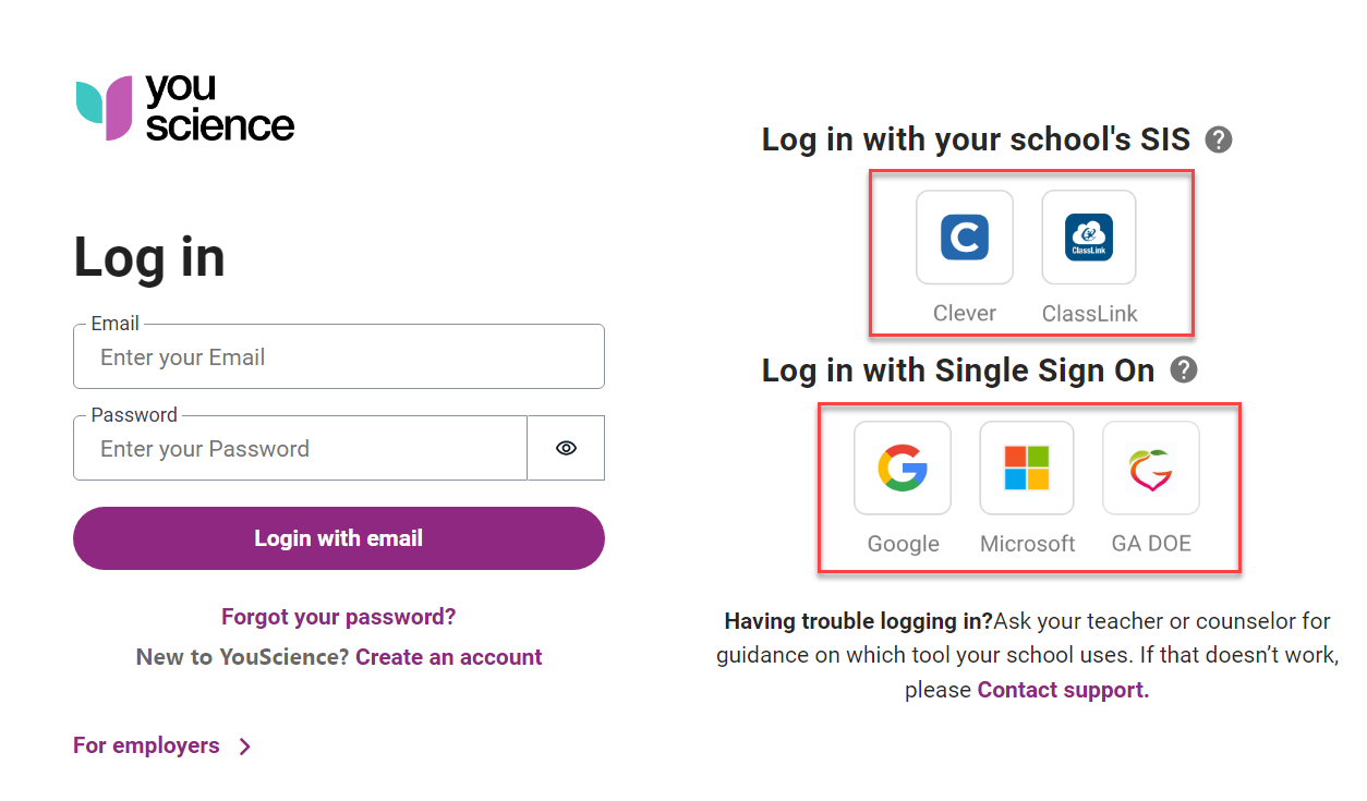 How do I log in to or create my Brightpath account?