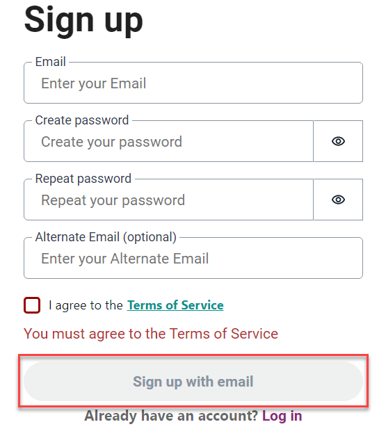 How do I log in to or create my Brightpath account?